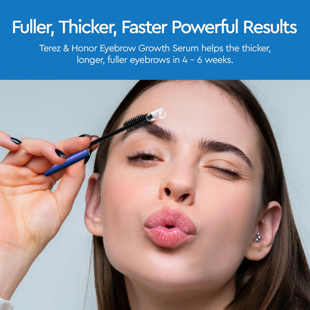 Eyebrow Growth Serum | Fuller, Thicker Brows in Just Weeks – Terez & Honor
